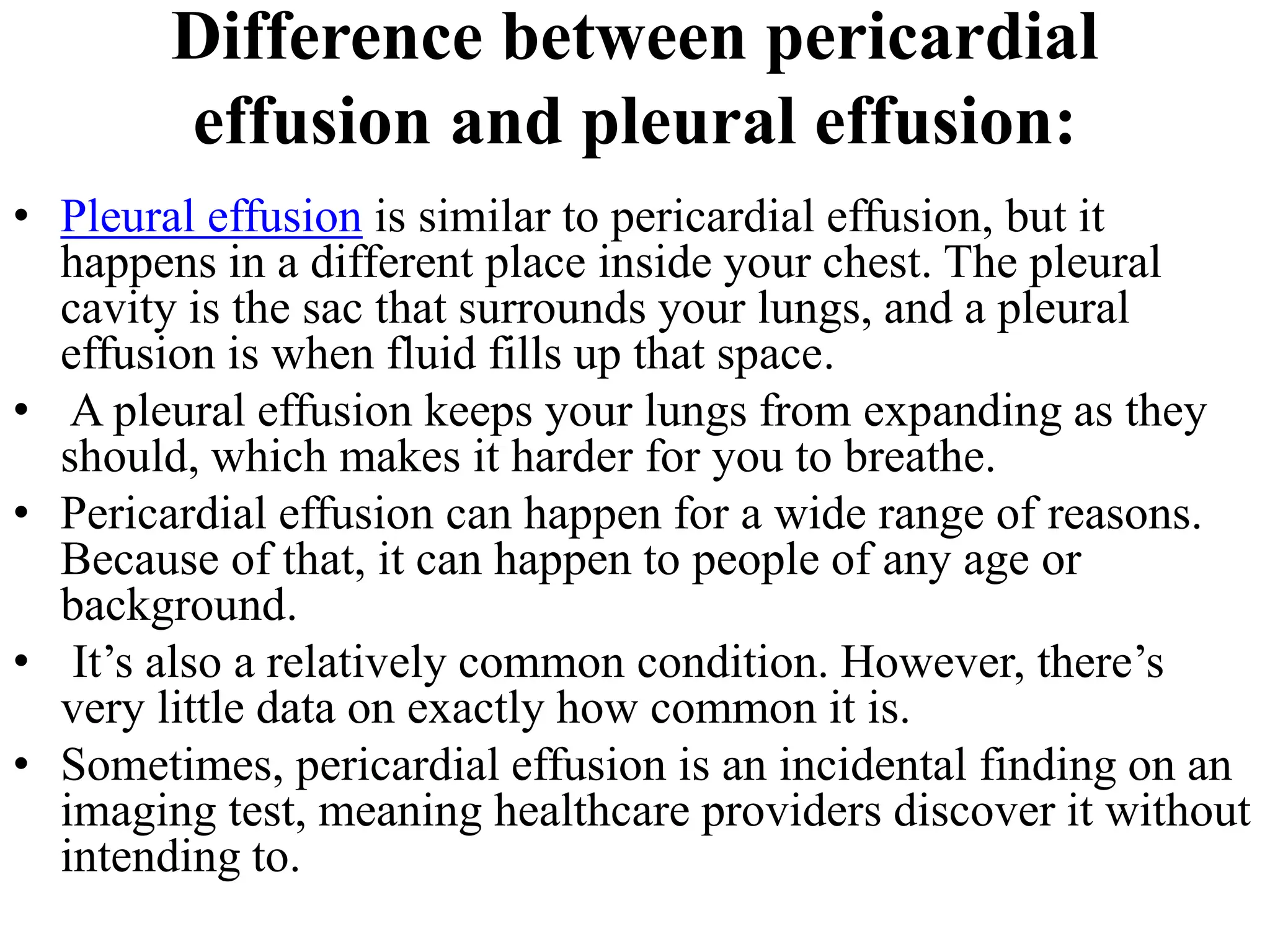 Effusions pericardial.pptx | Heart and Cardiovascular Diseases ...