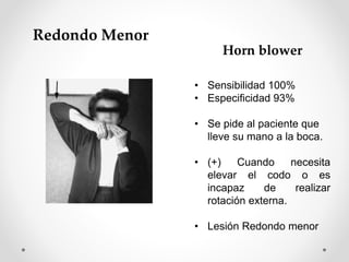 EXPLORACION FISICA DEL HOMBRO Y CARACTERISTICAS NORMALES | PPTX