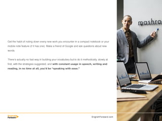 How To Build Vocabulary Faster | PDF