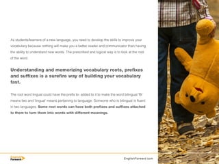 How To Build Vocabulary Faster | PDF