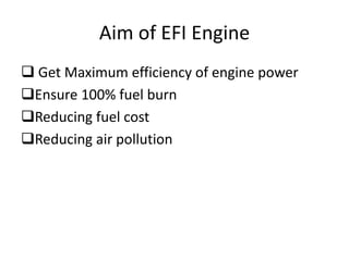 EFI Engine working procedure | PPTX