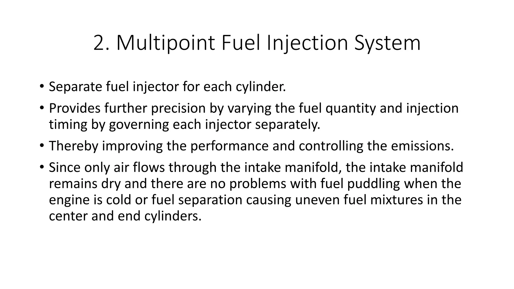Electronic fuel injection vs carburettors | PPTX