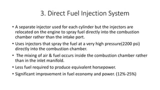 Electronic fuel injection vs carburettors | PPTX