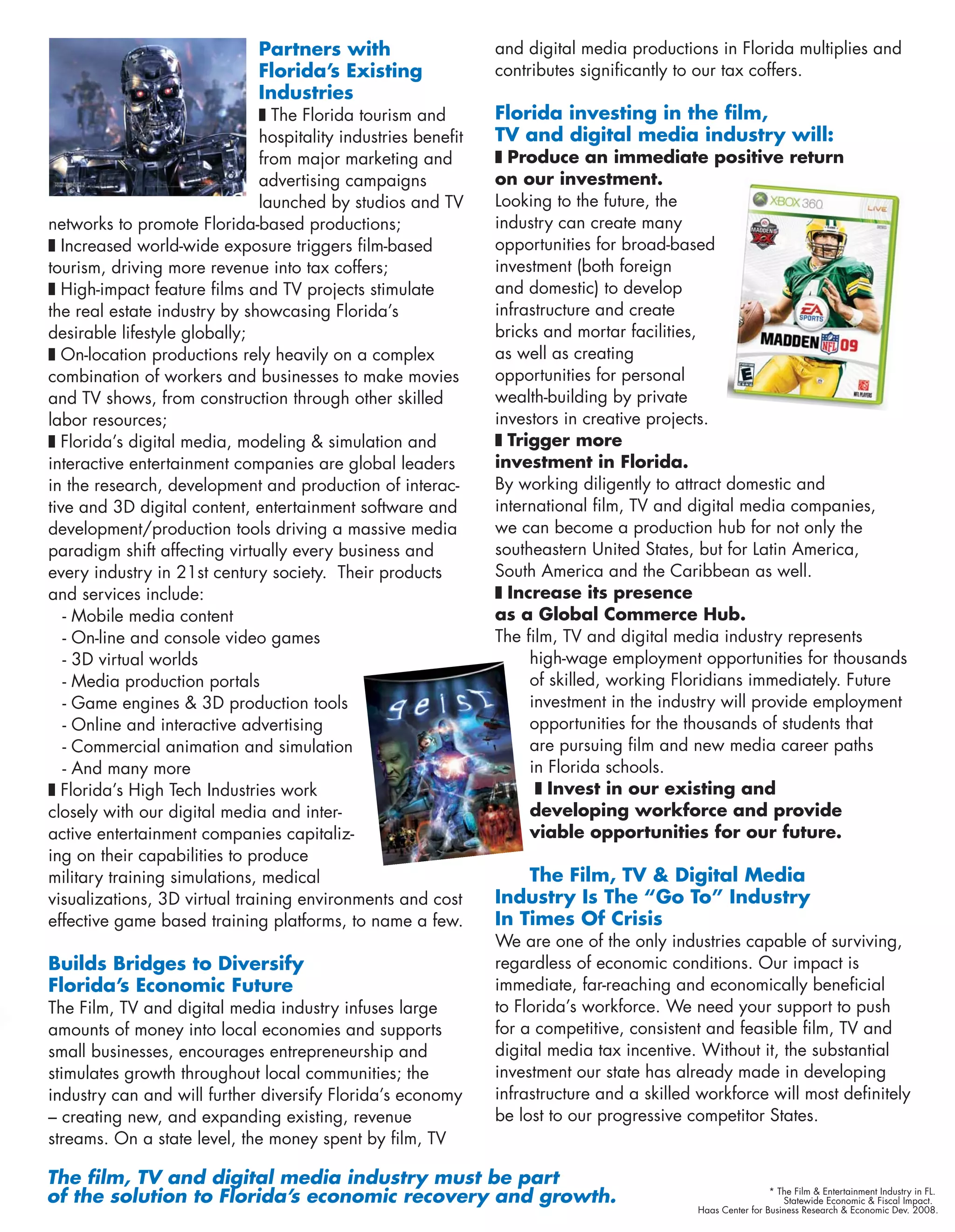 Film & Entertainment Executive Summary | PDF
