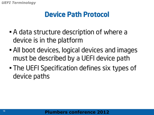 EFI Architecture tutorial related to UEFI | PDF