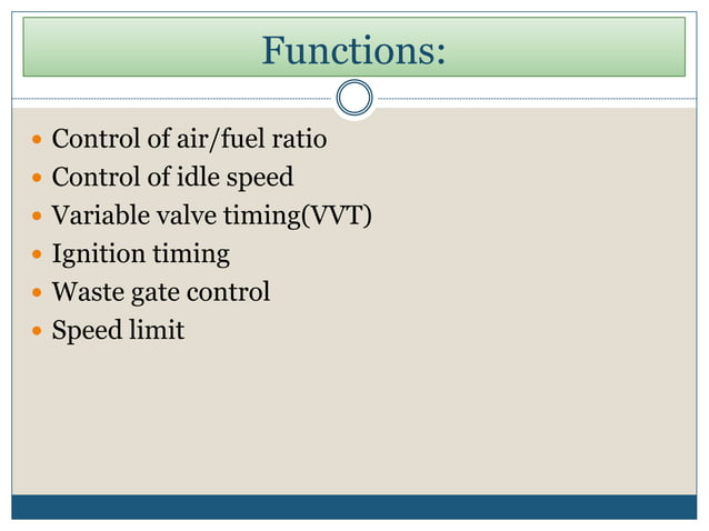 Electronic fuel injection system [EFI] | PPTX | Chemistry | Science