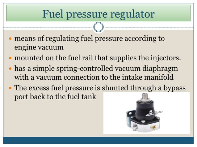 Electronic fuel injection system [EFI] | PPTX | Chemistry | Science