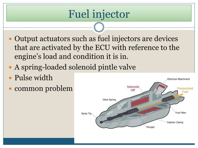 Electronic fuel injection system [EFI] | PPTX | Chemistry | Science