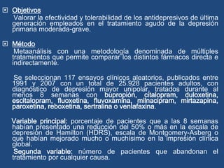 Comparando antidepresivos | PPTX