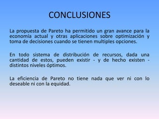 Eficiencia de pareto | PPTX