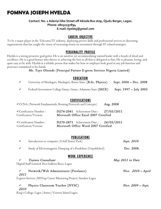 My CV | PDF