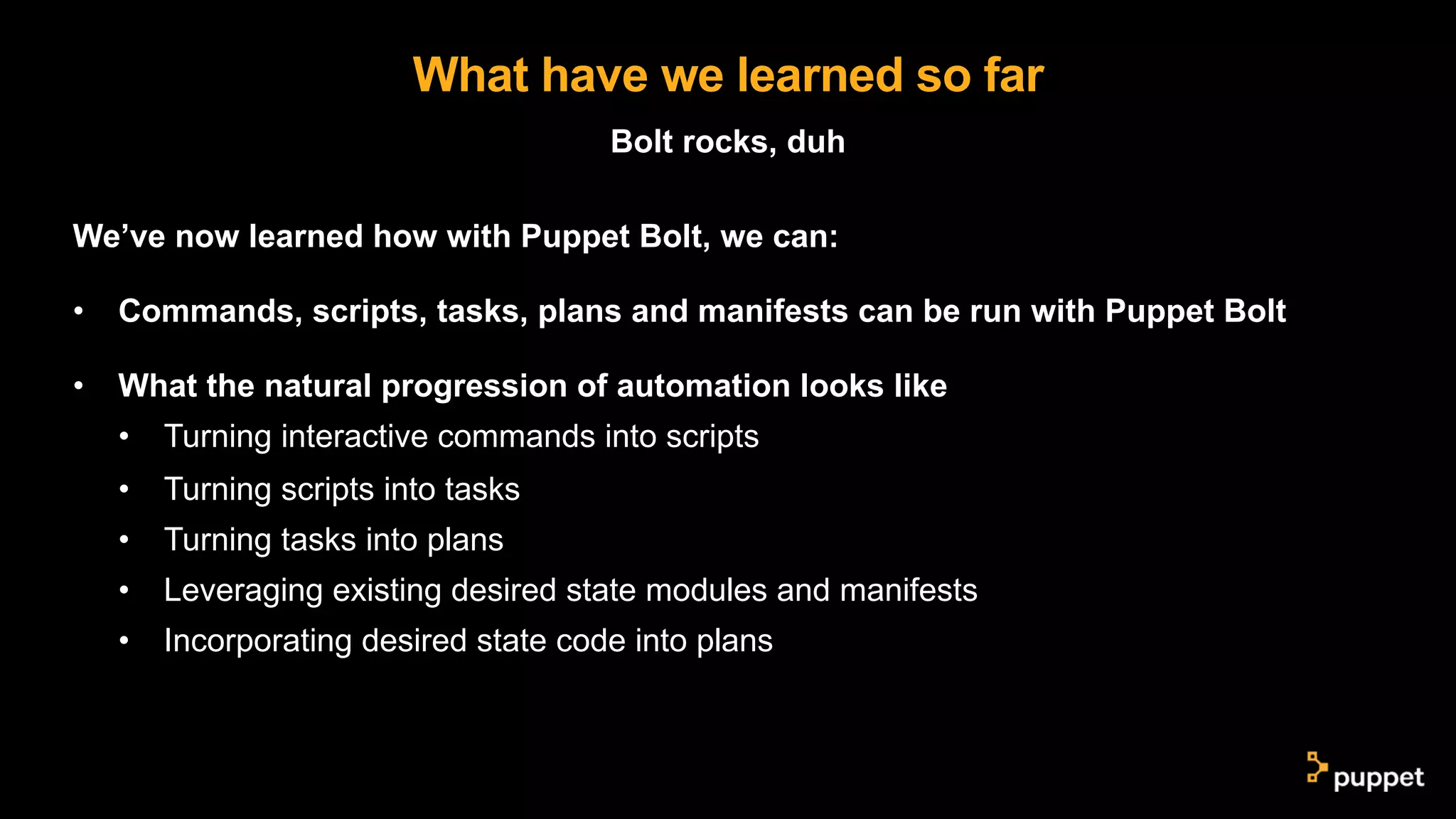 DevOps Automation with Puppet Bolt & Puppet Enterprise | PPT