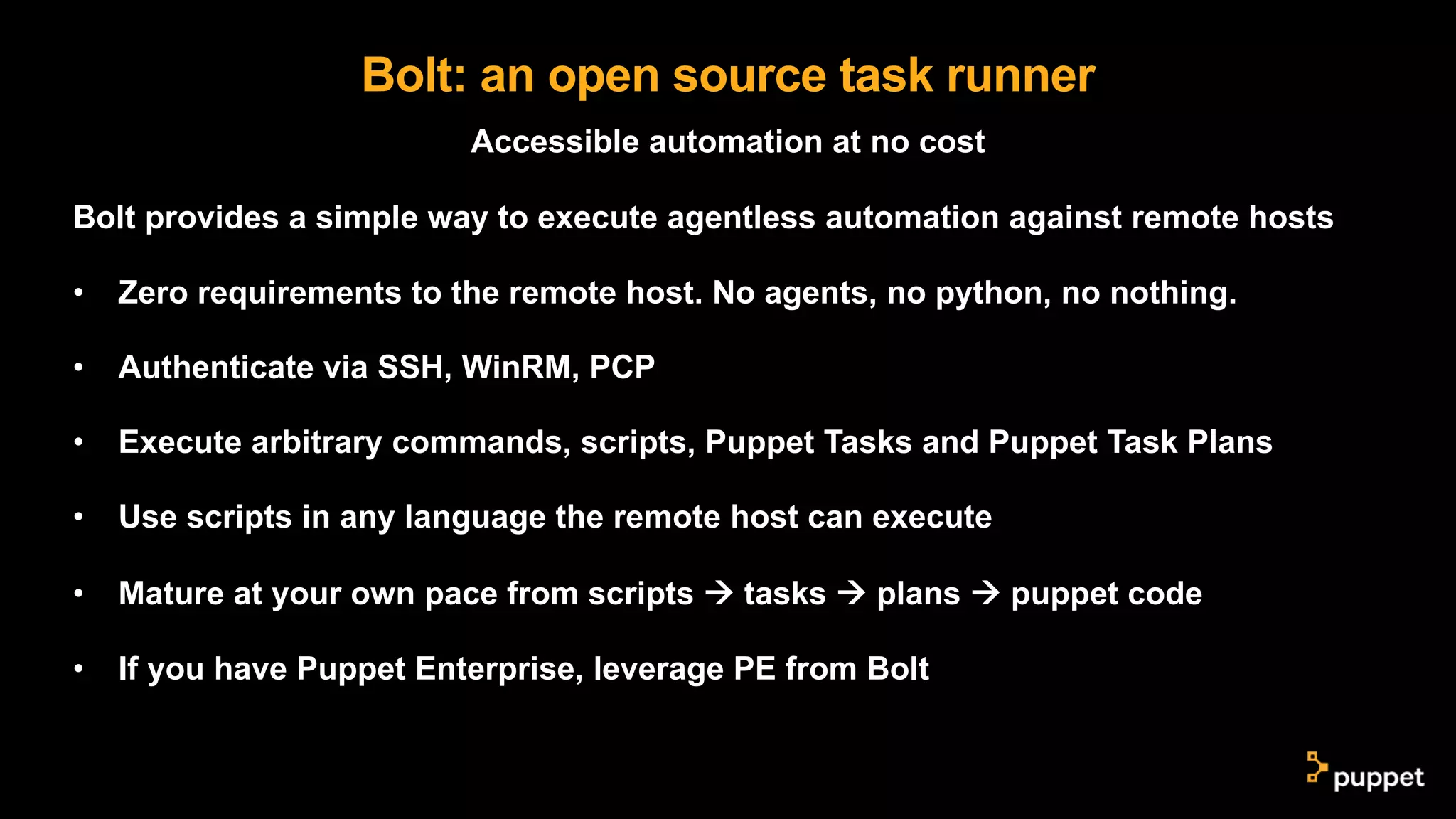DevOps Automation with Puppet Bolt & Puppet Enterprise | PPT