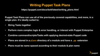 DevOps Automation with Puppet Bolt & Puppet Enterprise | PPT