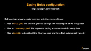 DevOps Automation with Puppet Bolt & Puppet Enterprise | PPT