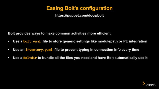 DevOps Automation with Puppet Bolt & Puppet Enterprise | PPT