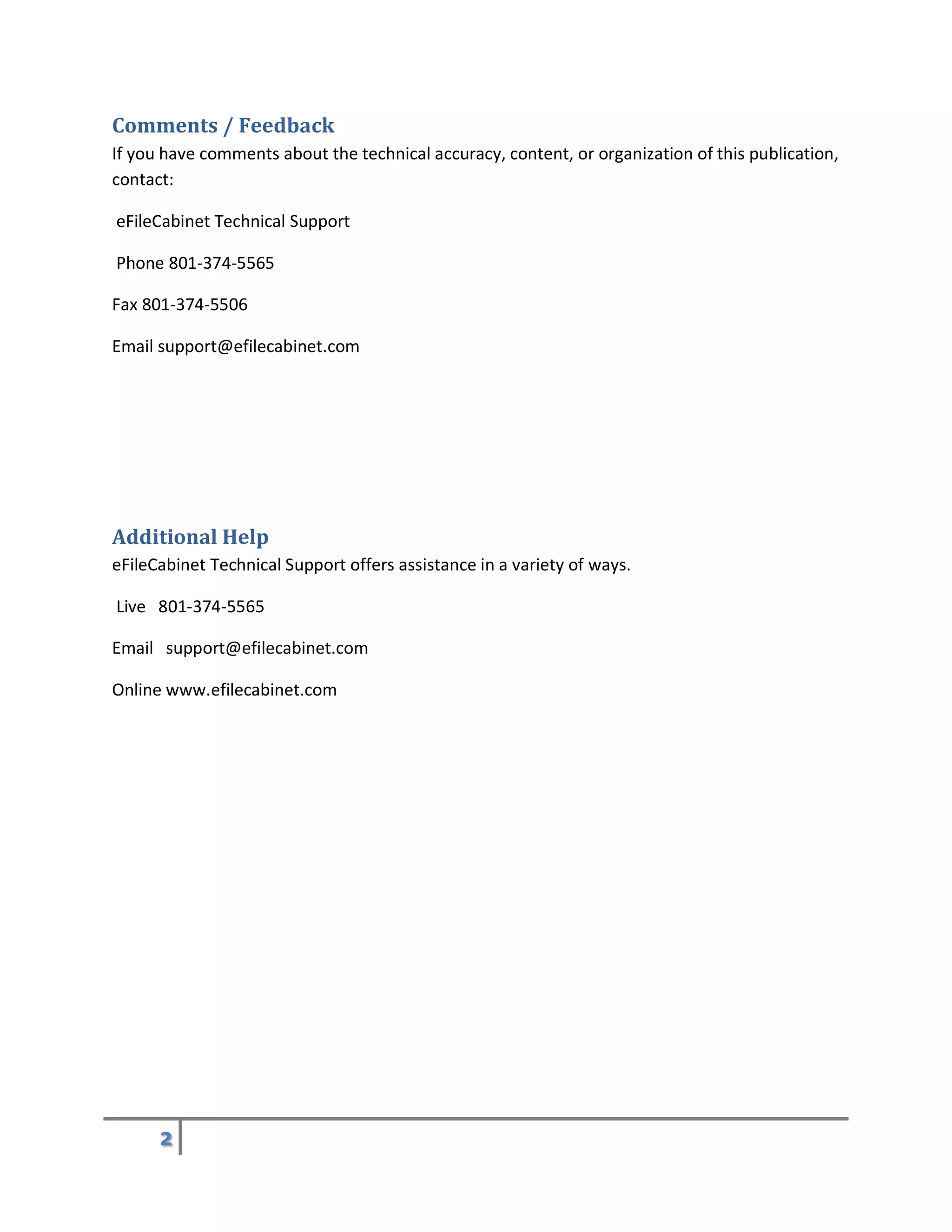 eFileCabinet 5 Desktop Basic Getting Started Guide | PDF
