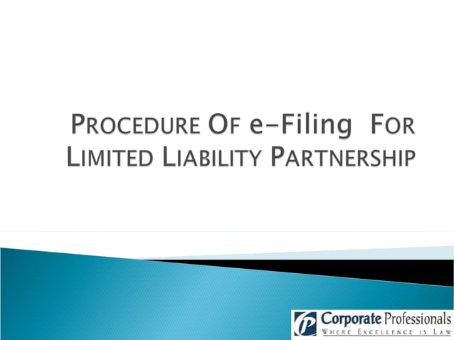 E Filing Procedure Llp | PPT