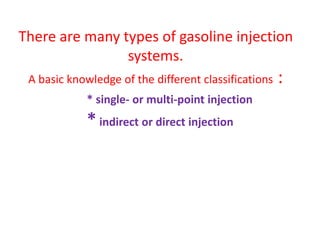 Electronic Fuel Injection System | PPTX