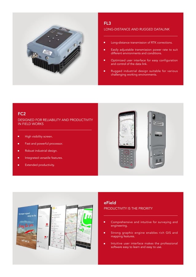 Jual GPS Geodetik Efix F7 IMU-RTK GNSS Receiver | PDF