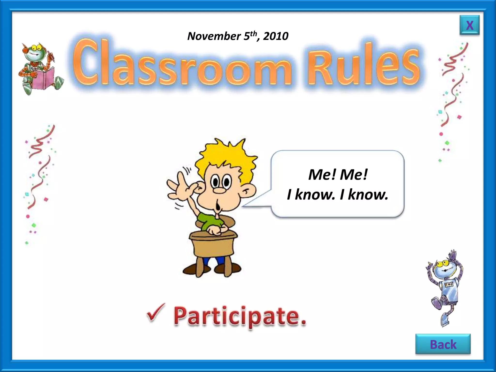 Efl classroom rules | PPT