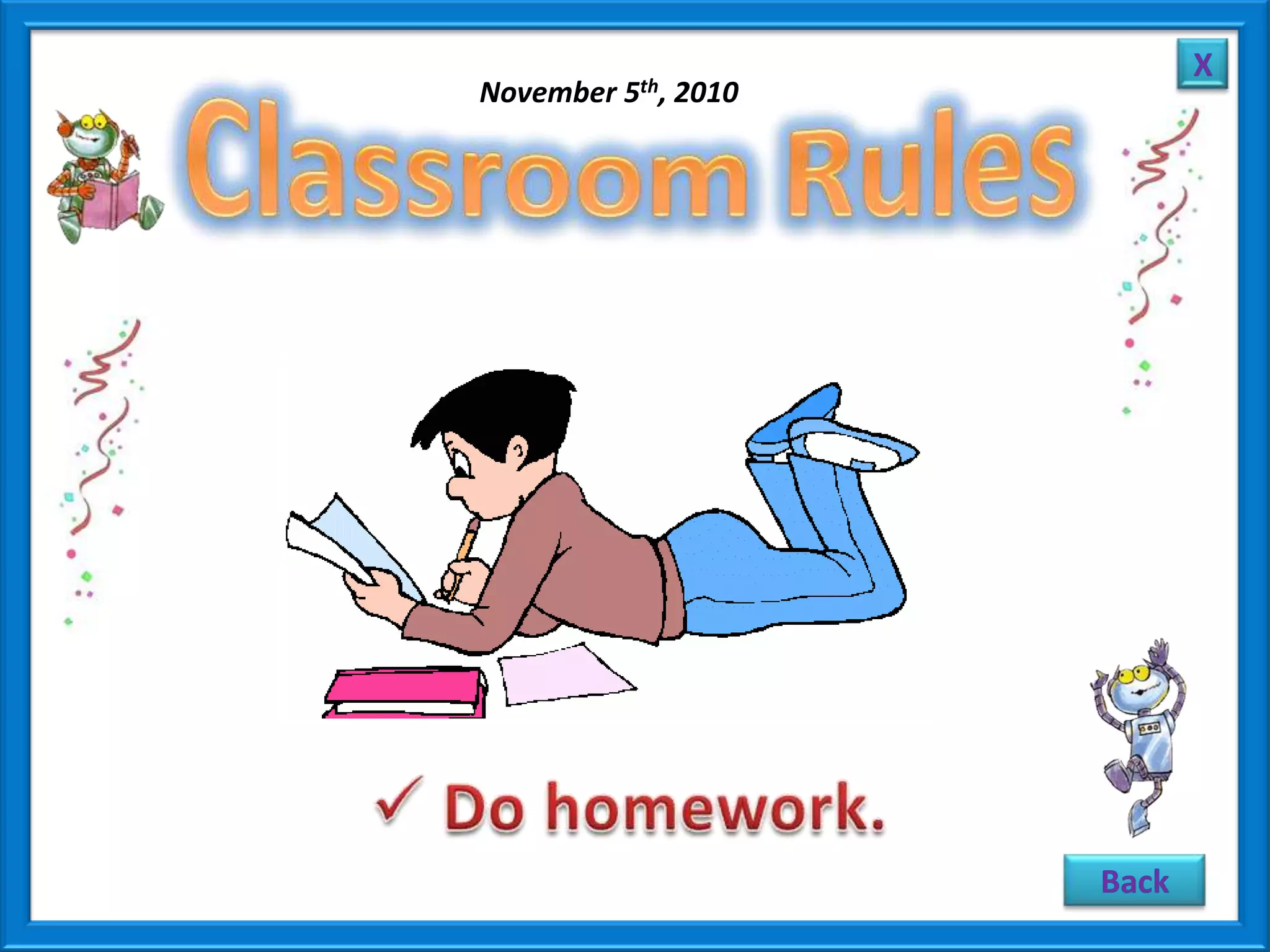 Efl classroom rules | PPT