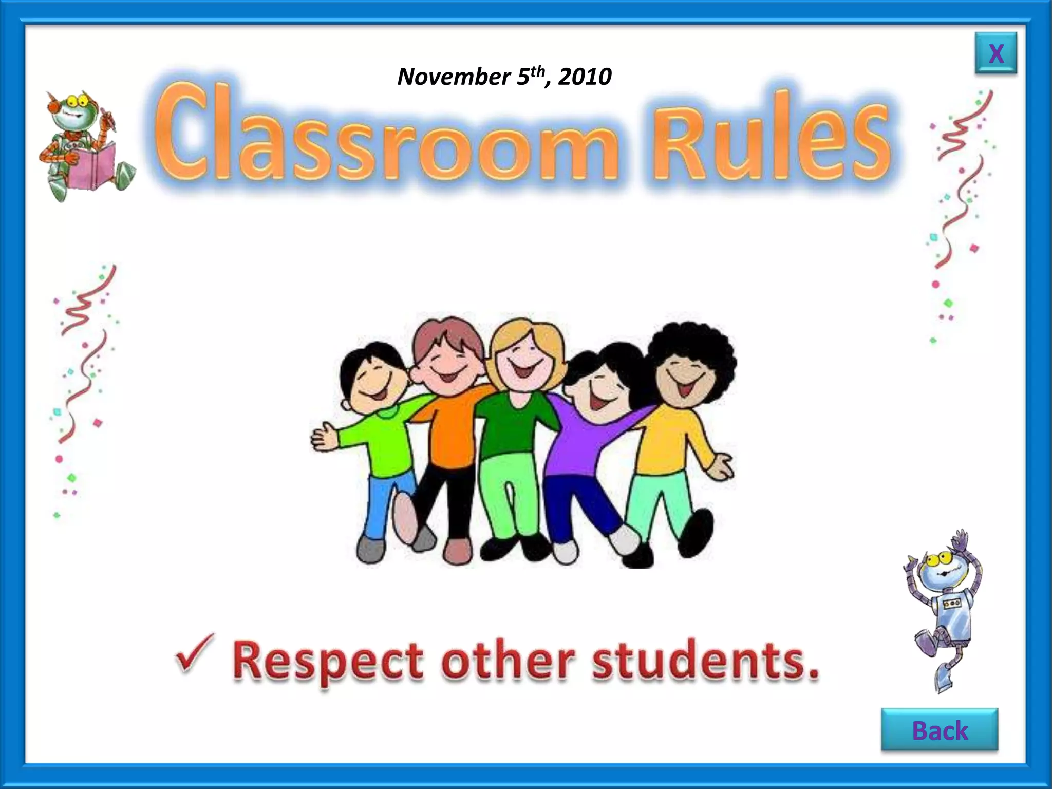 Efl classroom rules | PPT