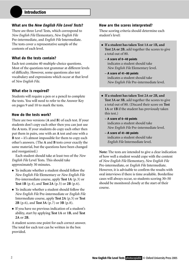Ef level tests | PDF | Standardized Testing | Educational Assessment
