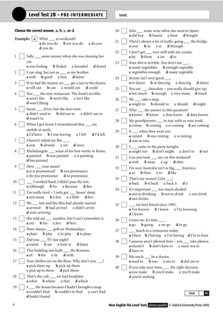 Ef level tests | PDF