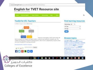 Quality Assurance in Efl for TVET in Colleges of Excellence in Saudi ...