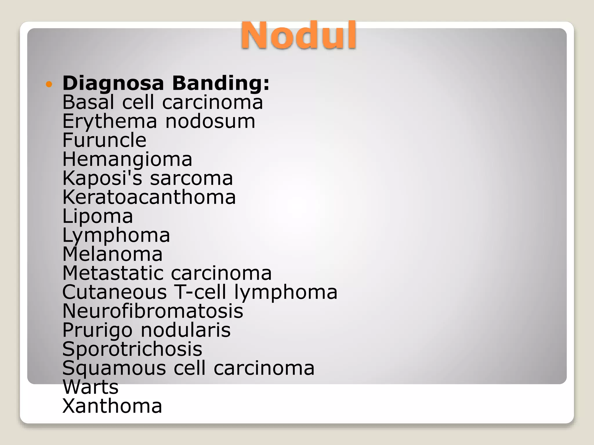 Efloresensi (modul kulit dan jaringan penunjang) | PPTX