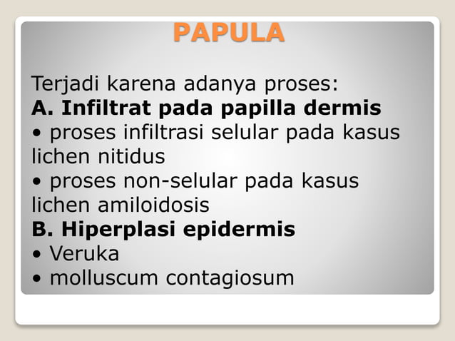 Efloresensi (modul kulit dan jaringan penunjang) | PPTX