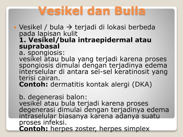 Efloresensi (modul kulit dan jaringan penunjang) | PPTX