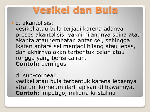 Efloresensi (modul kulit dan jaringan penunjang) | PPTX