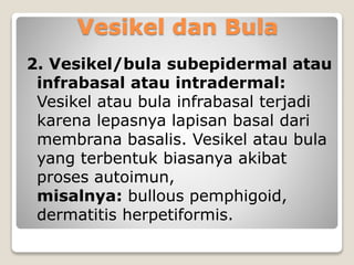 Efloresensi (modul kulit dan jaringan penunjang) | PPTX