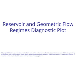 Flow Regimes Diagnostic Plot for well test analysis | PPTX