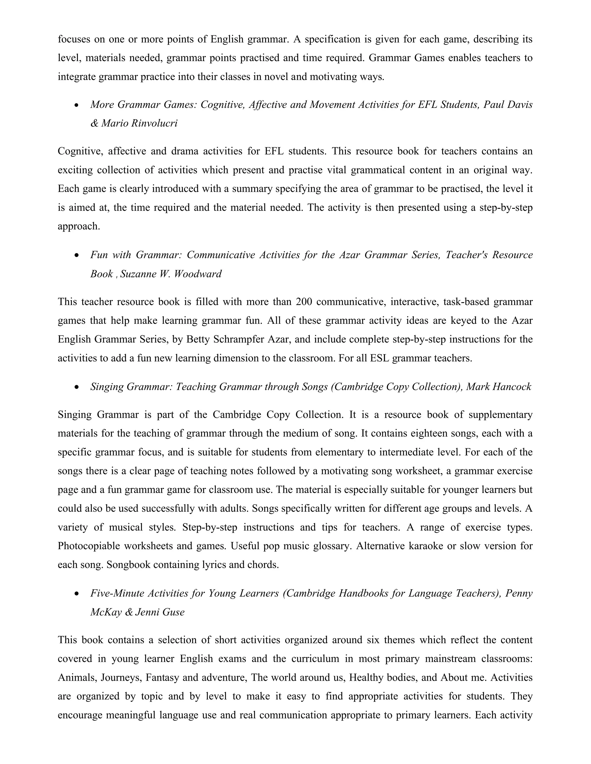 Efl teacher resource books | PDF