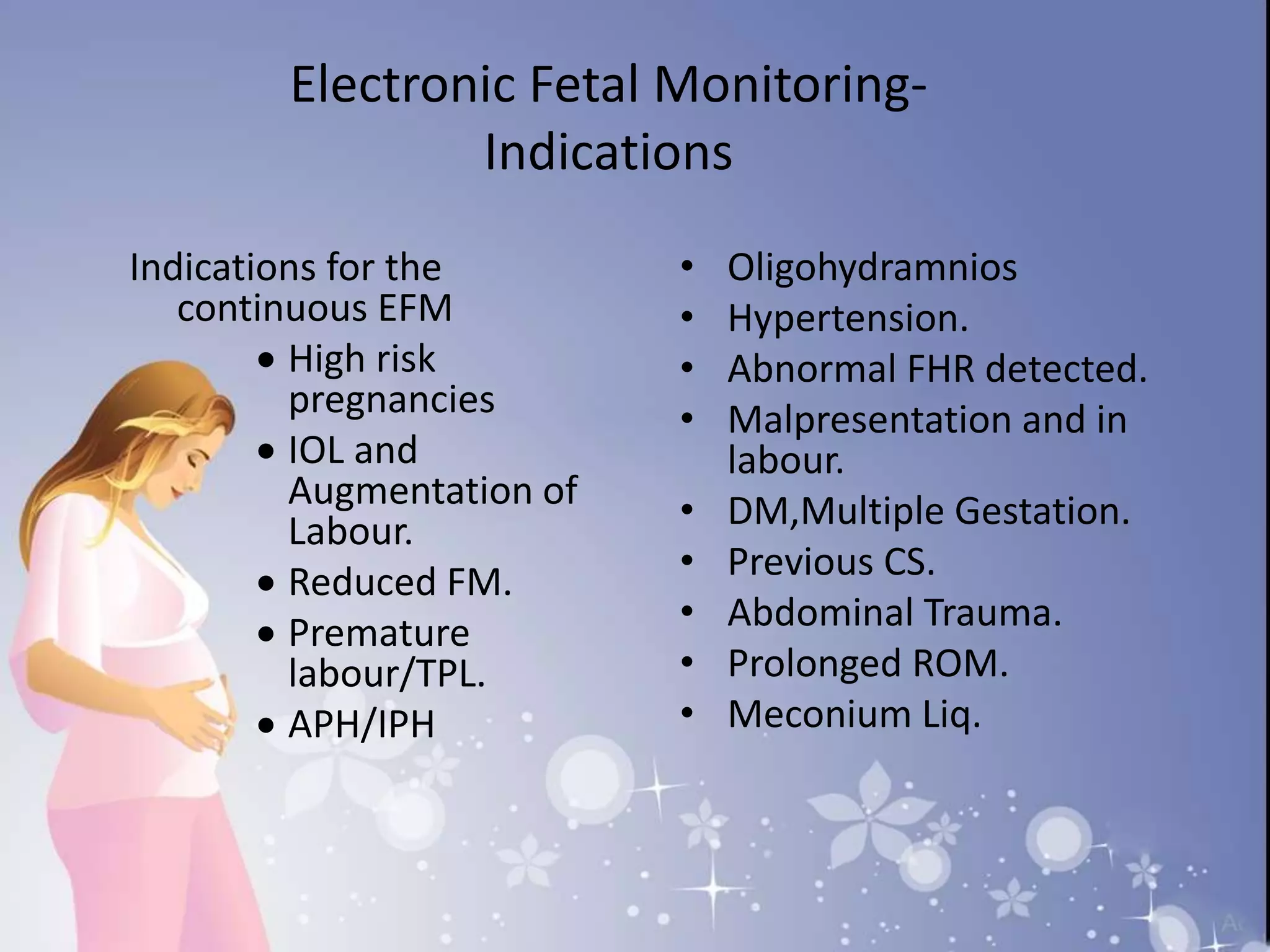 EFM- Electerical Fetal Monitoring- Legal issues,Problems,Facts, define ...