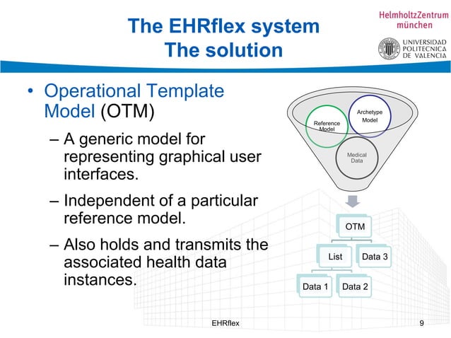 Standardised and Flexible Health Data Management with an Archetype Driven EHR System (EHRflex) | PPT