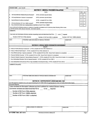 ALL PATIENTS NEEDING OVERSEAS OR EFMP CLEARANCE FOR PCS MUST COMPLETE ...