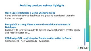 EDB Failover Manager for Seamless Failover & Switchover | PPTX