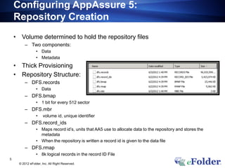 eFolder Webinar: a Deep Dive Into Deduplication | PPTX
