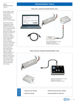 EFORE Digital Light: LED driver 2016 product range | PDF