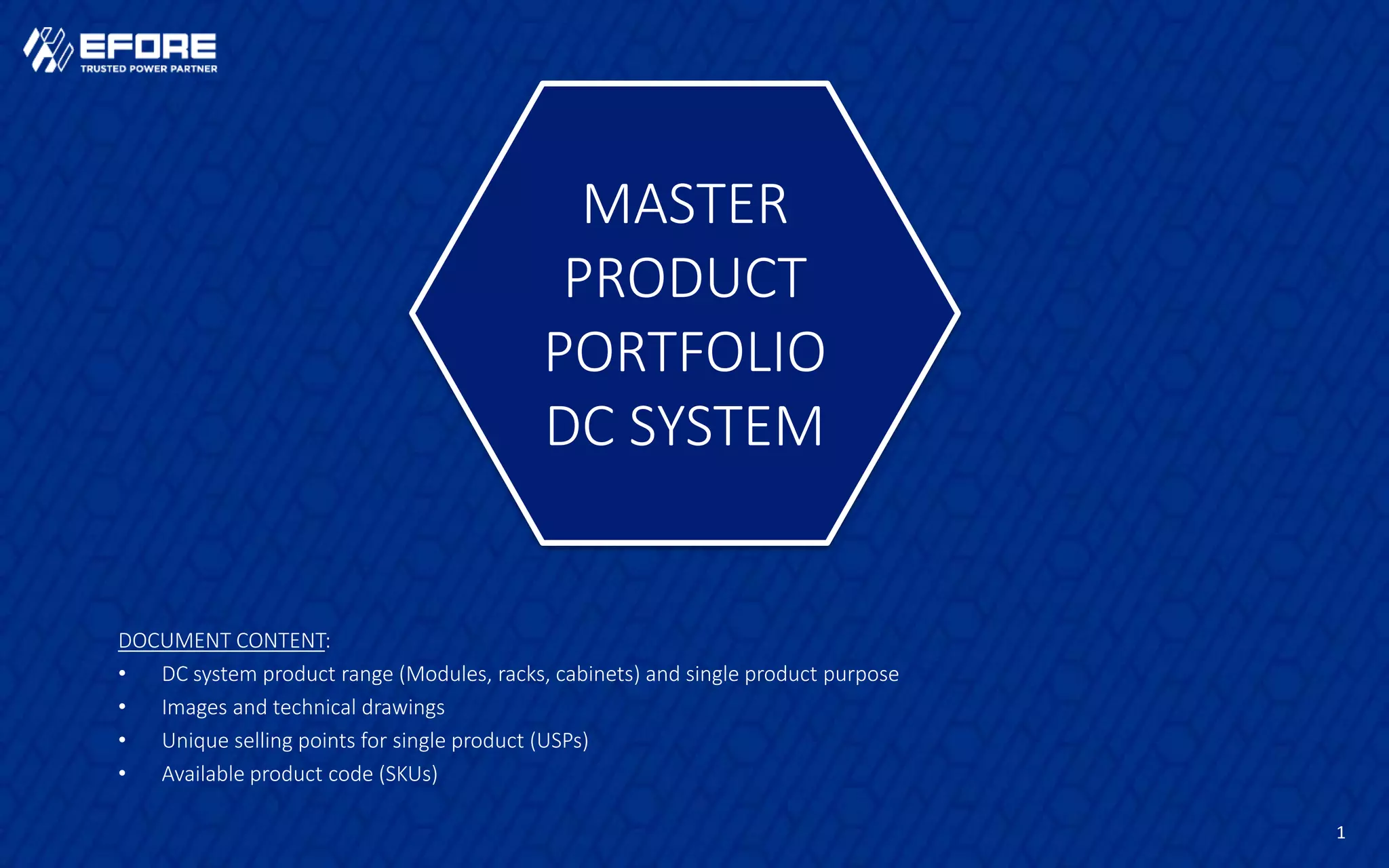 Efore DC backup SYSTEM, Master Portfolio 2016, uninterruptible power ...