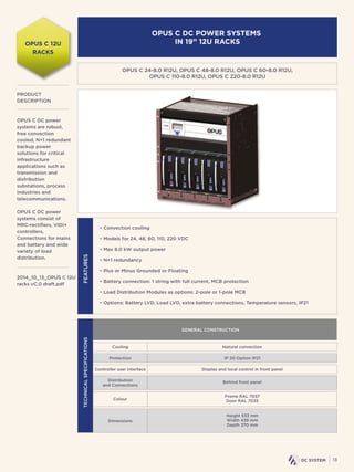 EFORE DC system: uninterruptible power supply solutions | PDF