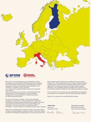 EFORE DC system: uninterruptible power supply solutions | PDF