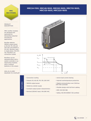 EFORE DC system: uninterruptible power supply solutions | PDF