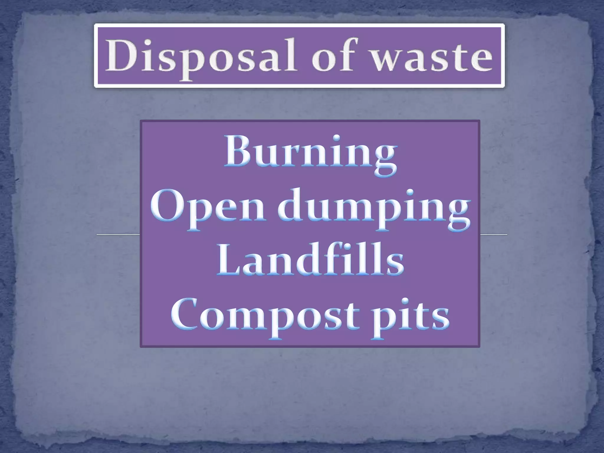 E for environment | PPT