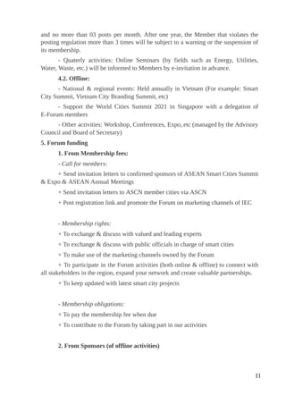 ASEAN Smart Cities Network Private Sector Committee: Concept Note | PDF