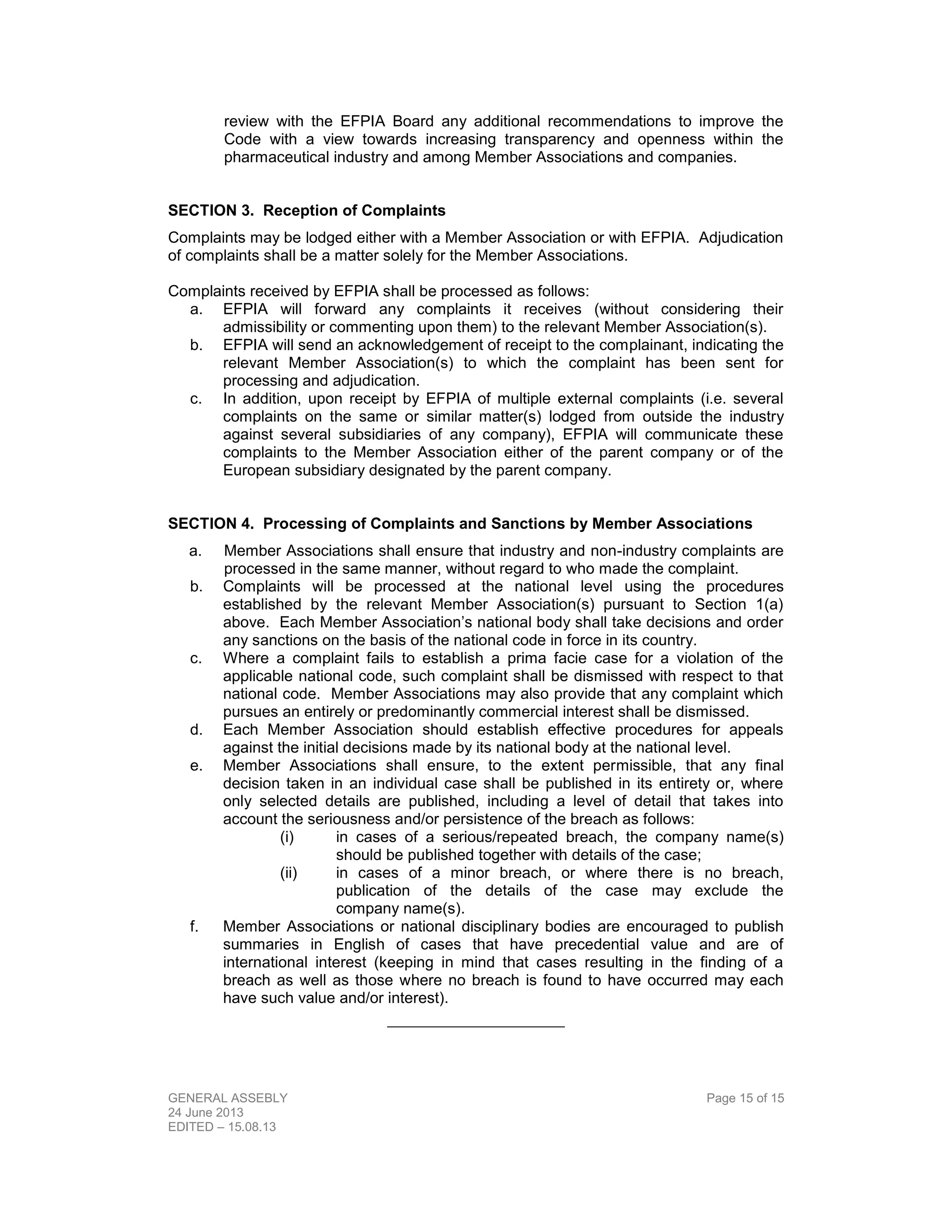 Efpia disclosure-code---august-2013-edited-final | PDF